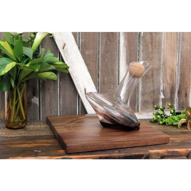 J.R Decanter with Walnut finish stand – Swoon Living